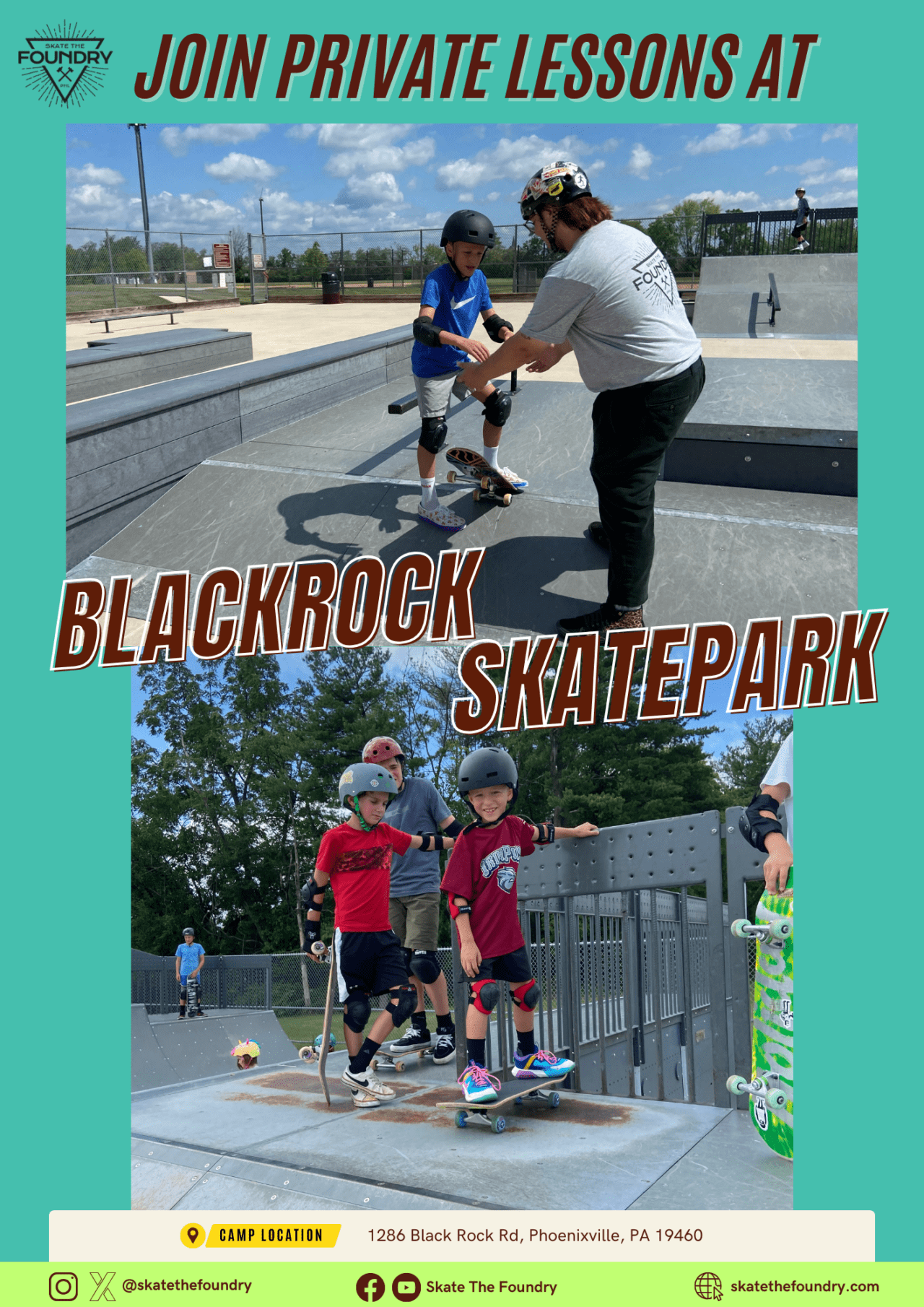 Skateboarding Lessons At Black Rock Skatepark